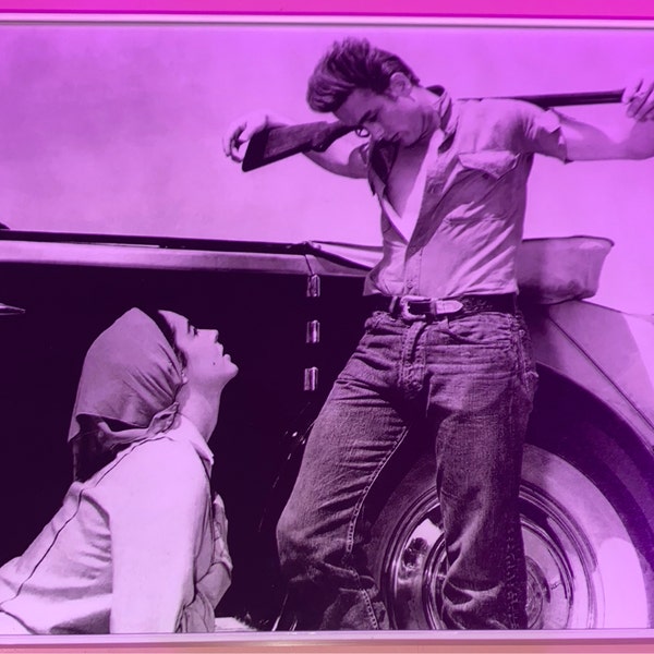 James Dean and Elizabeth Taylor in the 1956 Film "giant" - 8X10 or ...