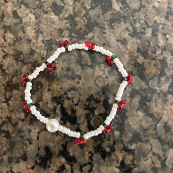 Handmade Glass Seed Bead Y2k Friendship Good Luck Stretch Bracelet - Etsy