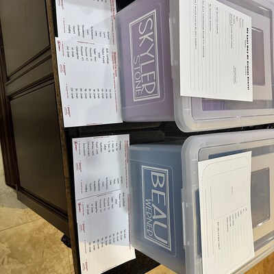 Kids File Box , Memory Box , Milestone Tote , School Organization ...