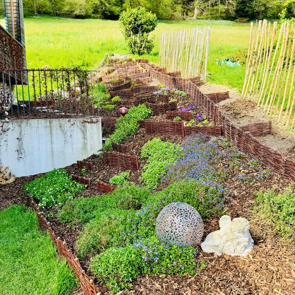 Wooden Fence - Decorative Hazelnut Wood Garden Fence in Different ...