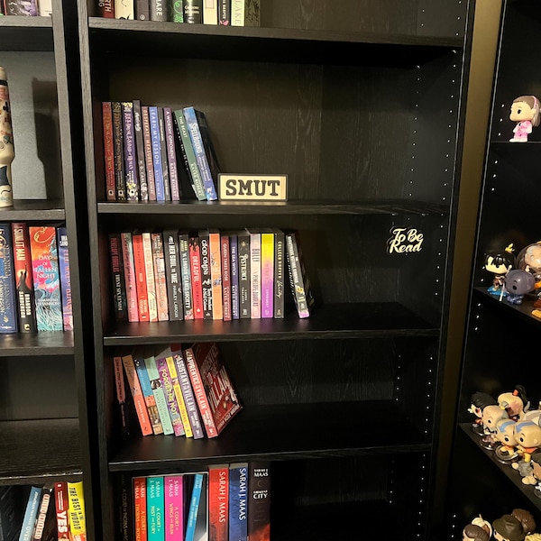 To Be Read Bookcase Sign, TBR Bookshelf Sign, Wooden Handcrafted ...