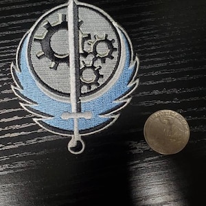 Brotherhood of Steel BOS FLAG Fallout Style Inspired Embroidered ...