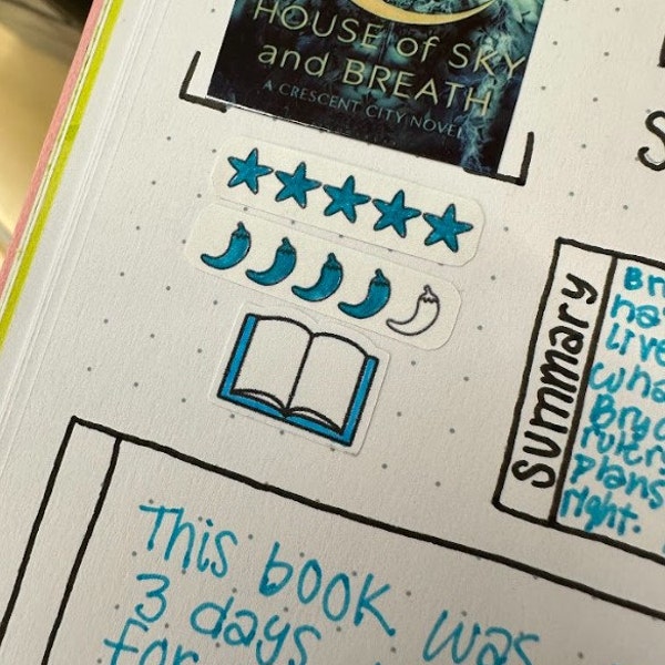 Book of the Year Bracket, Book Journal Sticker, Reading Journal, Book ...