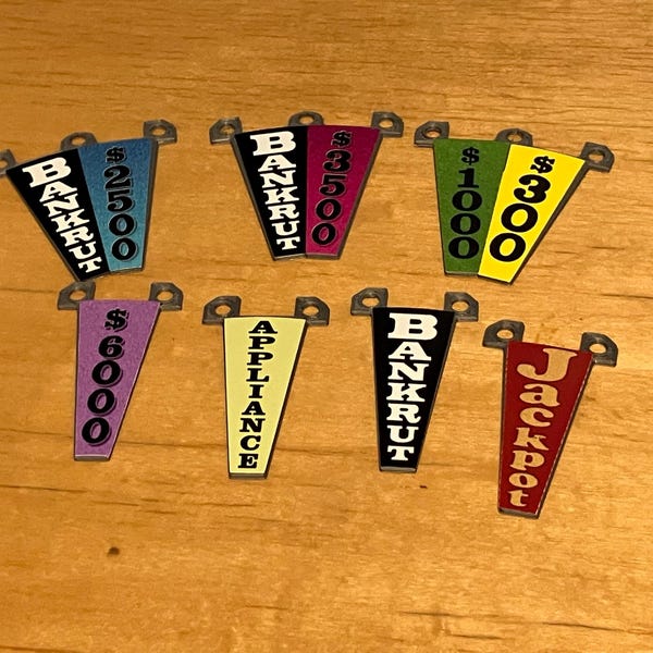 Wheel of Fortune - Wheel Wedges (2 Inches Long) to Go With Wheel-of ...