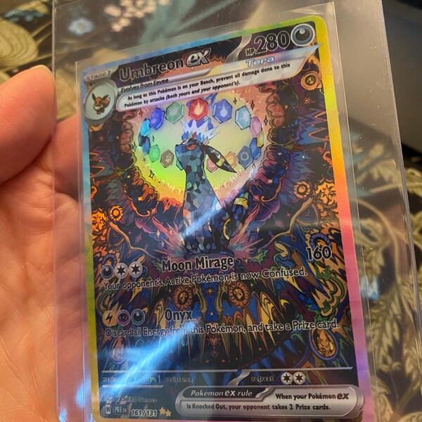 Holographic Pokemon Eeveelution VMAX Replica Card - Multiple Versions ...
