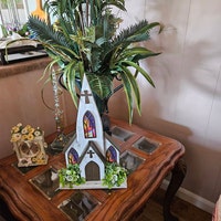 White Primitive Church - Etsy Canada