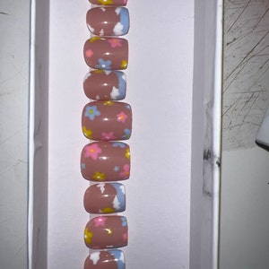 Fall Hand Painted Cartoon Character Nail Art Custom Press on - Etsy