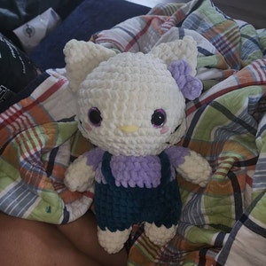 2in1 Crochet Pattern Brownie the Calico Cat and White Meow - Etsy