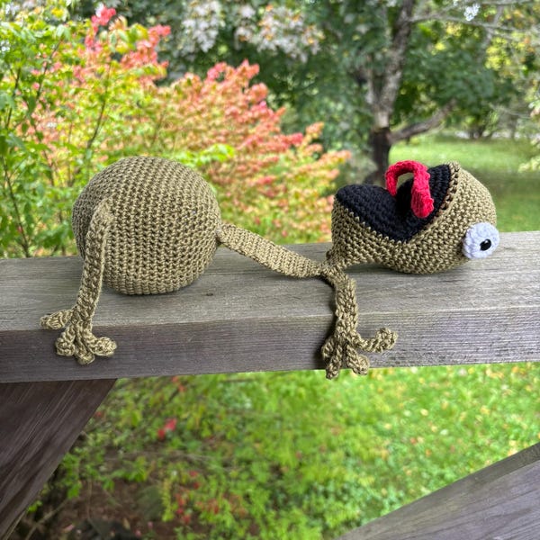The Original Squashed Frog Door Stopper Amigurumi Instant Download PDF ...