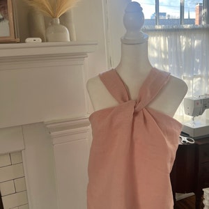 Arwen Halter Twist Neck Top Digital PDF Sewing Pattern // US - Etsy