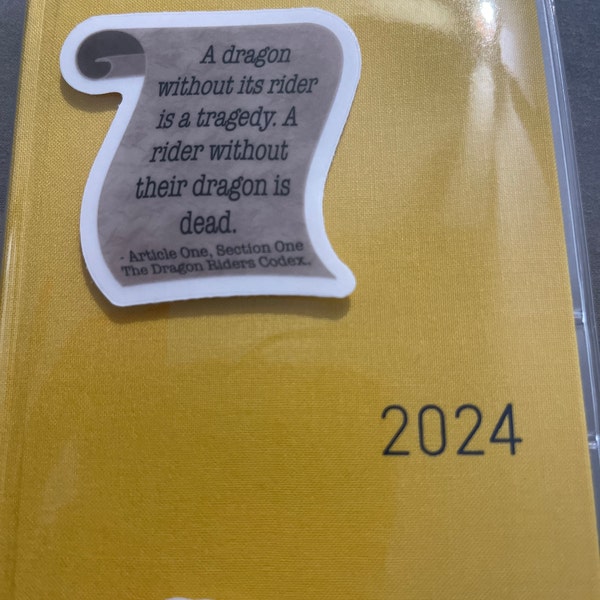 Fourth Wing Riders Codex Scroll Sticker | Officially Licensed | Bookish ...