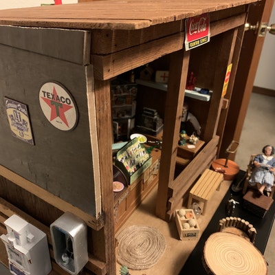 Miniature OPEN Sign in Red and White for Dollhouse 1:12 Scale - Etsy