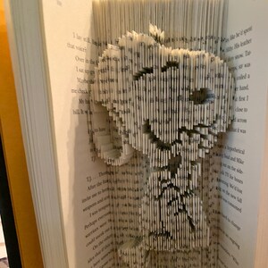 Snoopy&woodstocklove-240 Folds-cutfold Book Folding Pattern Snoopy ...