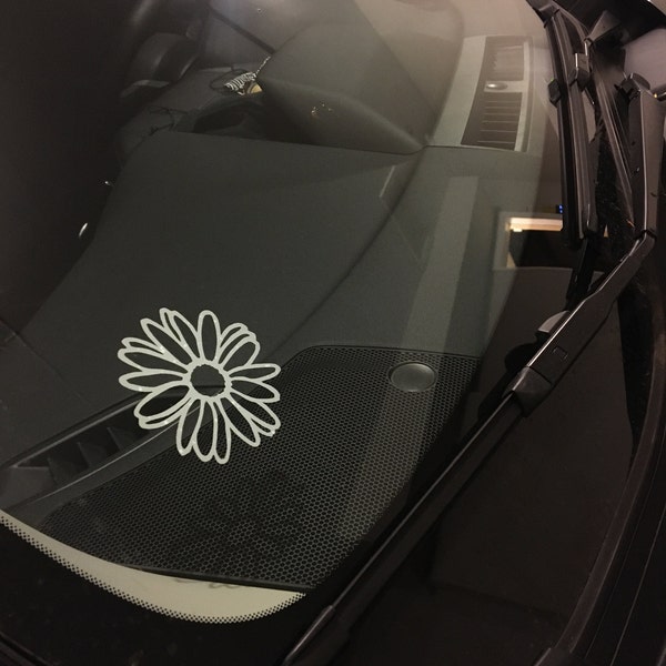 Daisy Vinyl Decal - Daisy Car Decal - Vinyl Decal - Laptop Sticker ...