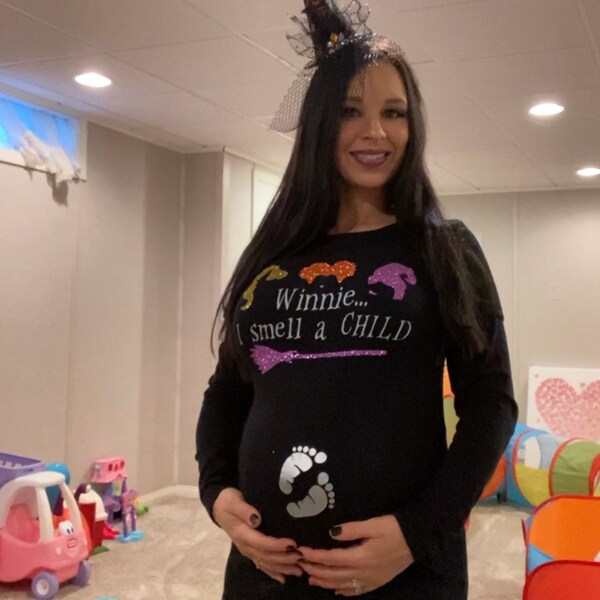 Hocus Pocus Maternity Pregnancy Announcement - Hocus Pocus Shirt ...