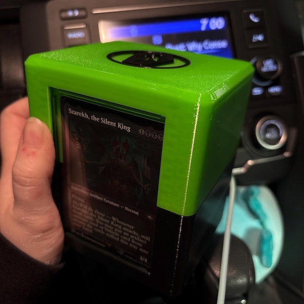 MTG EDH Commander Deck Box W/ Toploader Slot for Stanley Tool Box ...