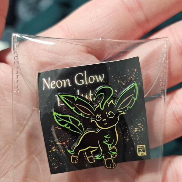Neon Glow Evolutions Enamel Pins - Etsy
