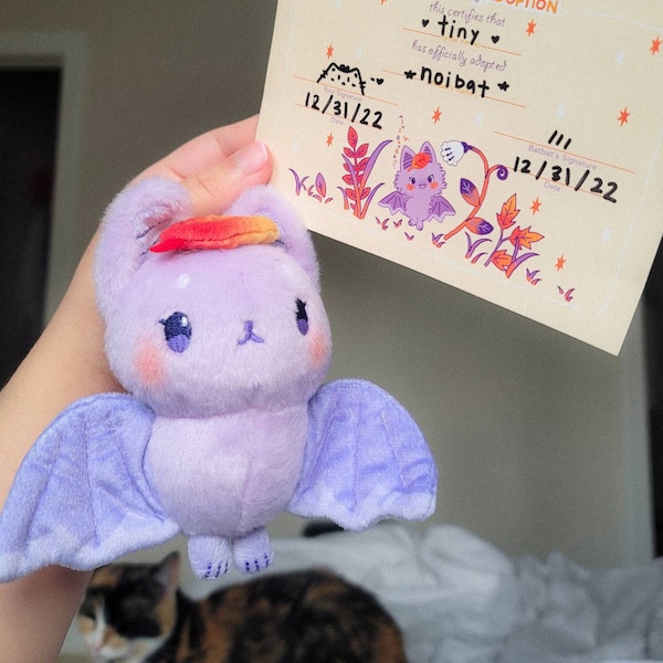 Batbat Plush Keychain - Etsy