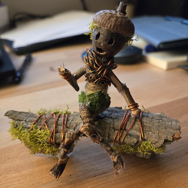 Handmade Acorn People Figurine, Nature Photography Prop - Etsy
