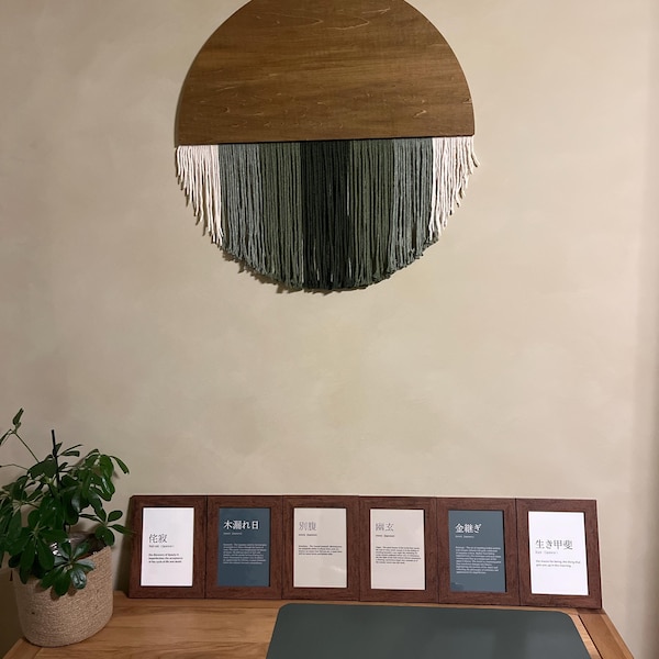 Macrame KIT, Macrame Beginner, Birthday Gift, Boho Office Decor, Make ...