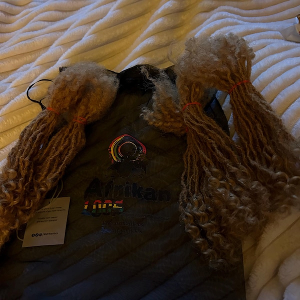 Microloc Interloc Human Hair Curly Loc Extensions 10-400 Locs per ...