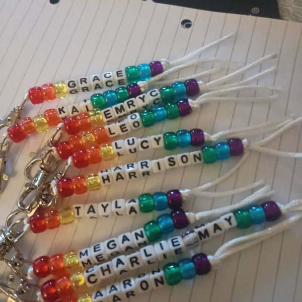 Christmas Personalised Key Rings, Christmas Gifts, Stocking Fillers - Etsy