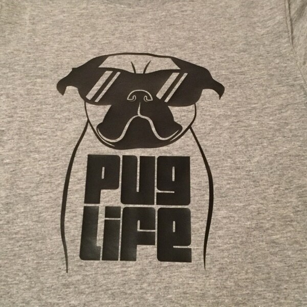 Pug Life SVG, Pug Life Cricut, Pug Svg, Pug Silhouette, Dog Svg, PNG ...