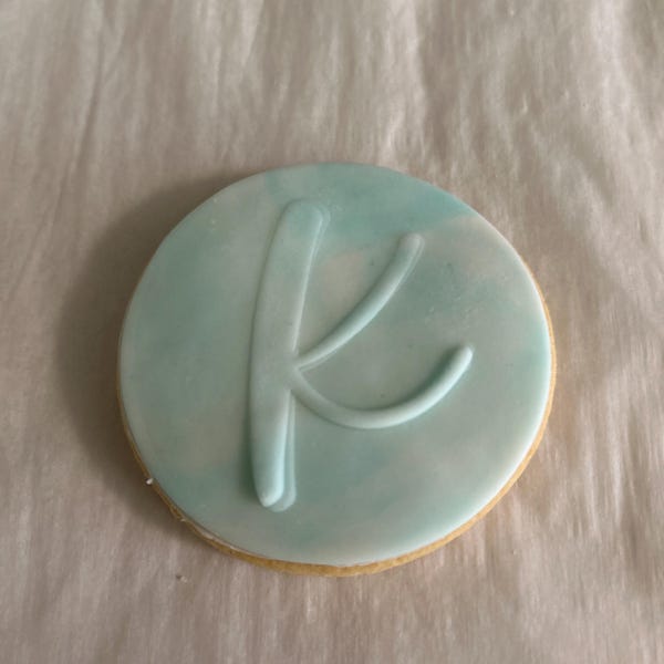 Custom Names and Date Raised Fondant Embosser Stamp - Engagement Bride ...