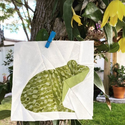Frog Paper Pieced Pattern - Etsy
