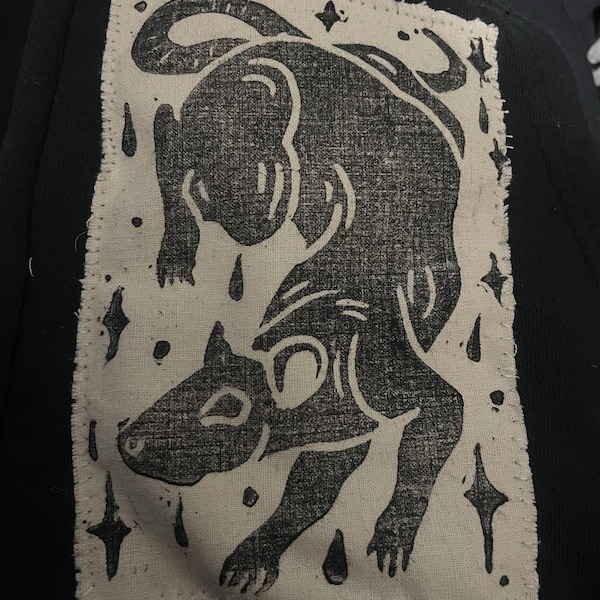 Botanical Handmade Linocut Patches - Etsy