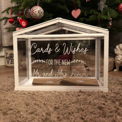 Card Vinyl Decal Wedding Post Box Vinyl Ikea Greenhouse - Etsy