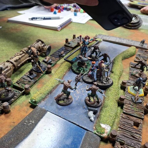 Dungeon Sticks - Ruined Stone Walls (starlink) - 28mm Terrain - Etsy