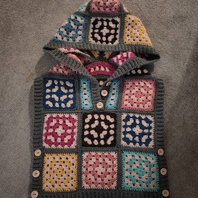 Daisy Square Bonnet Crochet Pattern - Etsy