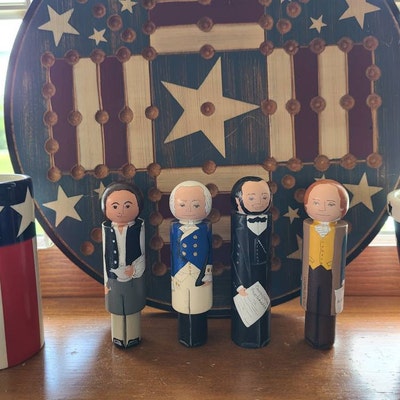 MOLLY PITCHER, Heroine of American Revolution, Ornament, Hand Painted ...