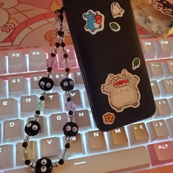 Handmade Studio Ghibli Soot Sprite Phone Strap | Spirited Away / My ...