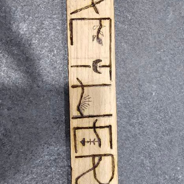 Handmade Lightning Painted Bullroarer: Native American Based Design ...