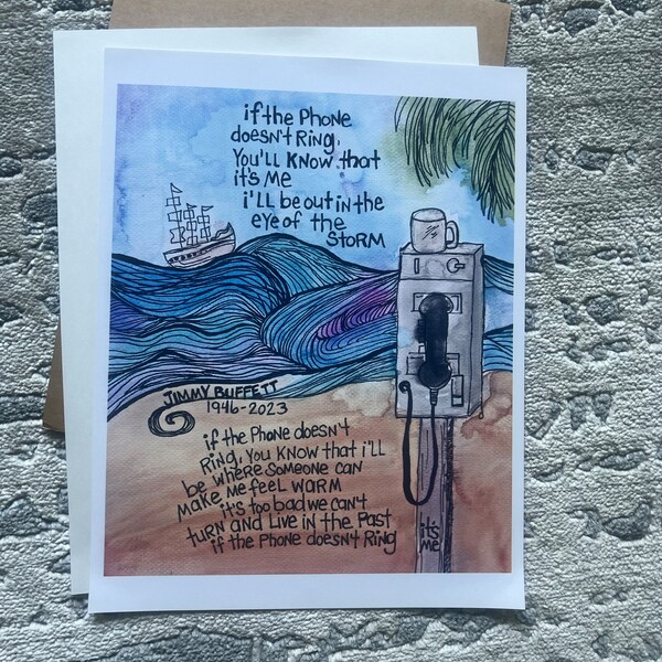 8 X 10 Jimmy Buffett Bubbles up Fine Art Print on Matte Photo Paper ...