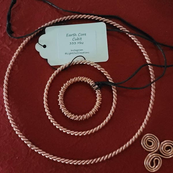 528 Mhz “cosmic Dragon Scale” Tensor Ring Pendant-cosmic Connector Cubit Tensor Ring-energy ...