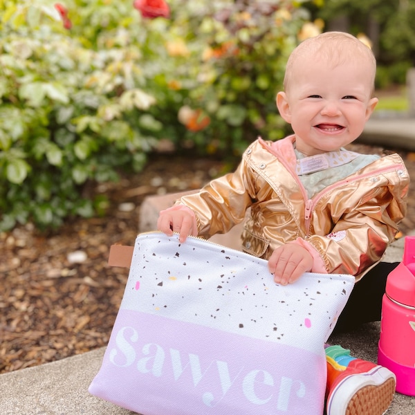 Printable Monogram Wall Art Pink Tween Letter Name Poster Modern ...