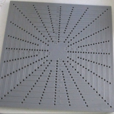 3D Printed Crochet Blocking Board Sizes up to 12 Large Crochet Blocking ...