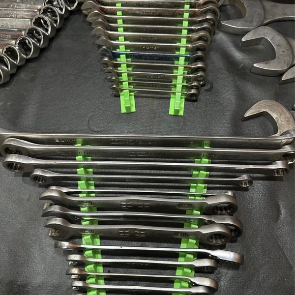 Large Spanner Rack - Angled | 6mm-32mm (27 Slot) | Spanner Holder ...