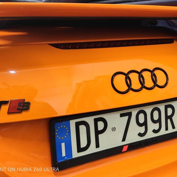 Audi Sport License Number Plate Holders Set X2 EU RS, S - Etsy