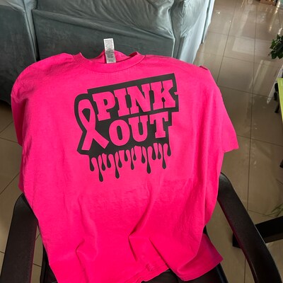 Pink Out Drip Breast Cancer SVG JPG PNG Instant Digital Download No ...