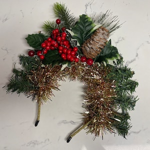 Christmas Headpiece/christmas Headband/christmas Crown//holiday ...