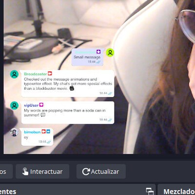 Pixel Twitch Chat With Event List, Animated Badges, Emotes, Typewriter ...