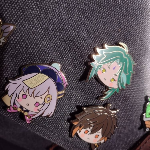 Genshin Impact Klee & Qiqi Hard Enamel Pin - Etsy