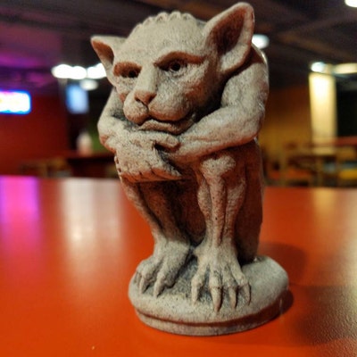 Irving Gargoyle Statue Small Gothic Imp New York Handmade - Etsy