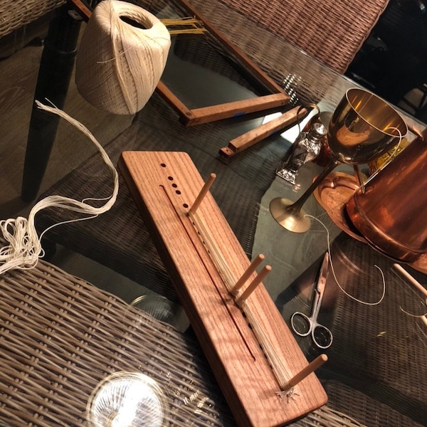 Tool-heddle Maker Jig for Creating String Wire Heddles for Rigid Heddle ...