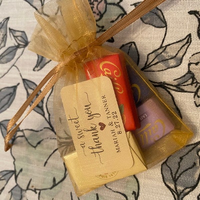 A Sweet Thank You Mini Tag Small Thank You Favor Tags - Etsy