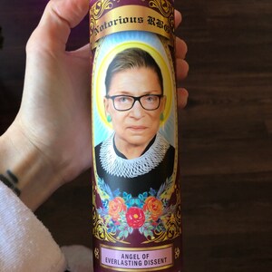 RBG Candle Warren Mueller Abrams Obama Pelosi Notorious RBG AOC Biden ...